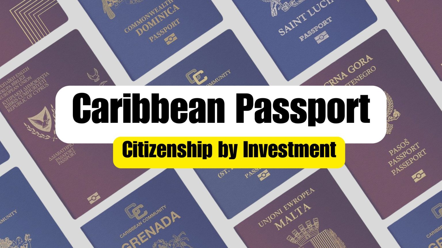 Caribbean Passport: The Complete Guide to Citizenship by Investment - dBlog